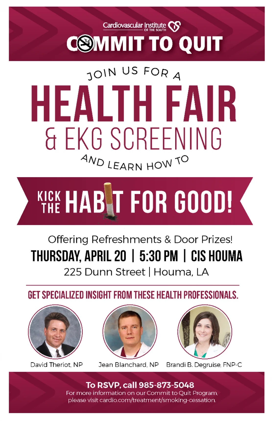 CIS Hosts Free Health Event Featuring EKG Screenings in Houma
